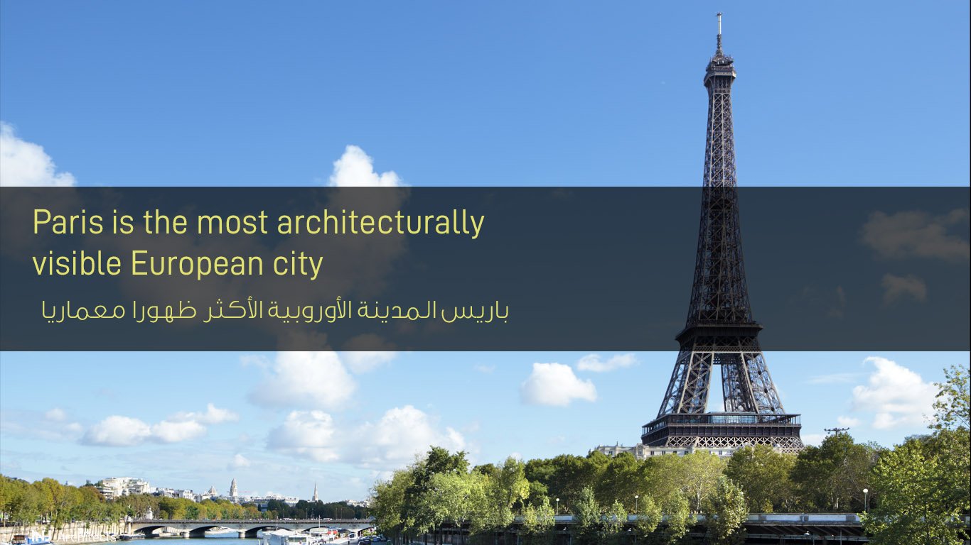 Paris is the most architecturally visible European city | ARCHCOD