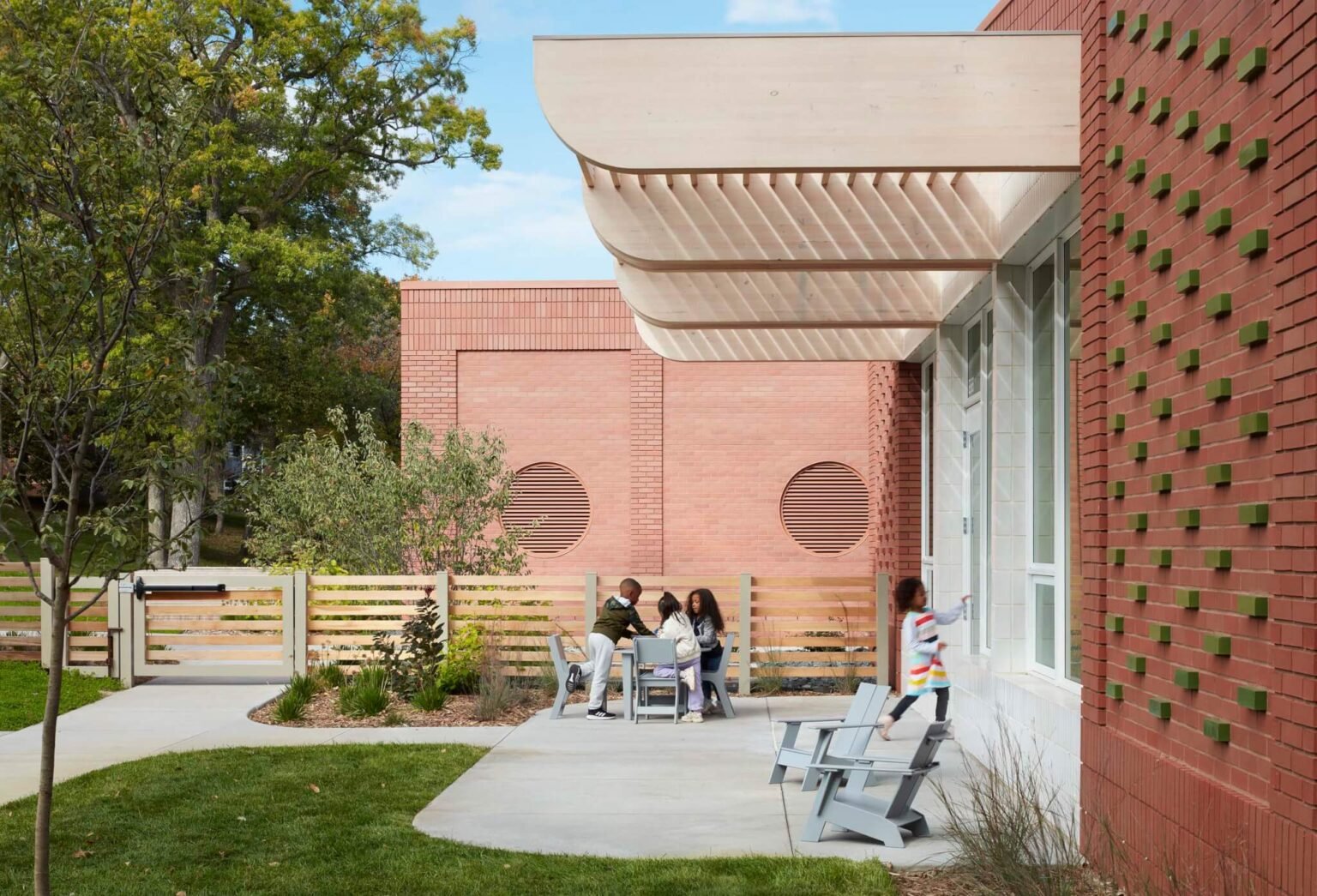 HGA uses simple geometries to achieve a child-centered design | ARCHCOD