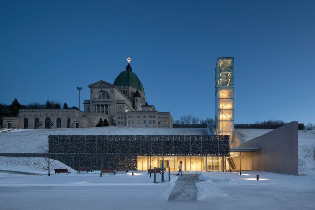 A New Welcome Pavilion by Lemay Aids with Procession to Quebec’s Most ...