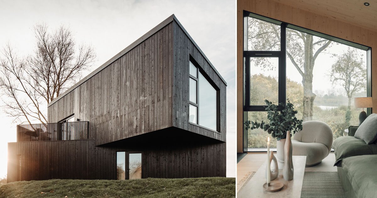 koto design completes cantilevered ‘falcon home’ within the cotswolds ...